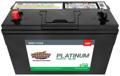 Interstate Batteries AGM Marine Battery, 31M/1030 MCA at Tractor Supply Co.