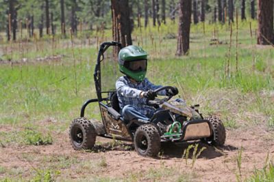 Coleman Powersports 98cc Gas-Powered Single Seat Go Kart, RTK100 at ...