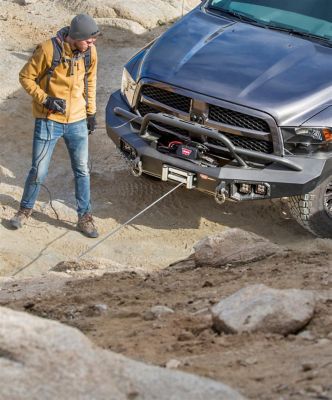 Warn 12V Electric VR8 ATV/UTV Winch, 8,000 lb. Capacity, Wire Rope at ...