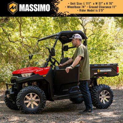 Massimo Buck 450 Side by Side UTV/ATV, 7 in. Touchscreen at Tractor ...