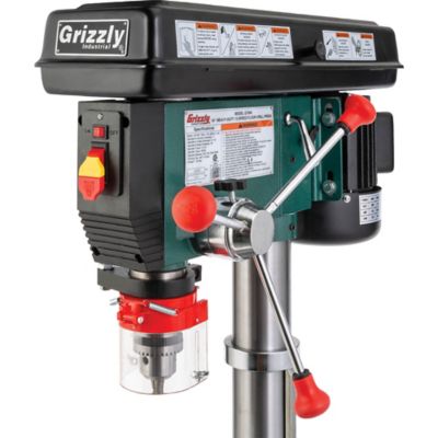 Grizzly 14 in. Swing 12-Speed Heavy-Duty Floor Drill Press at Tractor ...