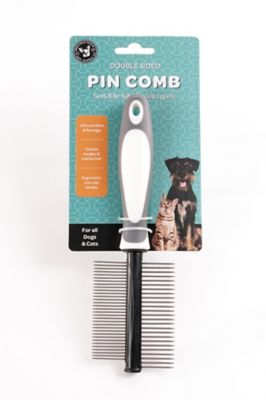 Precious Tails Double-Sided Pin Dog Comb, White at Tractor Supply Co.
