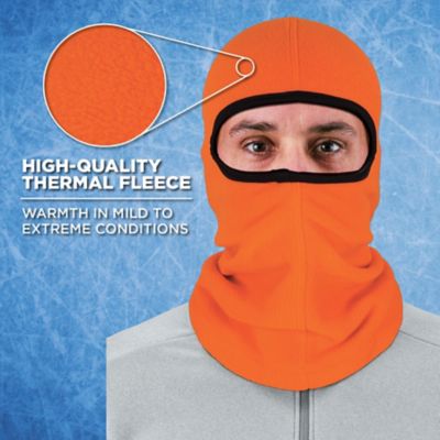 Ergodyne Unisex Adult Hi-Vis Fleece Balaclava Face Mask at Tractor ...