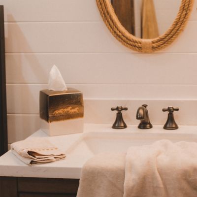 Paseo Road by HiEnd Accents Running Remuda Ceramic Tissue Box Cover, 1 ...