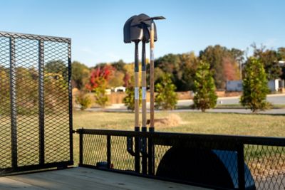 Carry-On Trailer 30 lb. Capacity 3-Slot Steel Trailer Tool Rack at ...