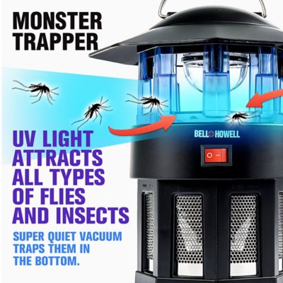Bell & Howell Monster Trapper - Electric Indoor and Outdoor Bug Trapper ...