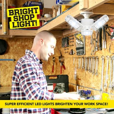 Bell & Howell 2,000-Lumen LED Triburst Ceiling Light with 3 Adjustable ...