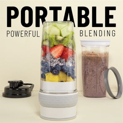 BIONIC Blade 26 oz. Rechargeable Portable 6-Blade Blender, White at ...
