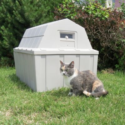 Palace Outdoor Polypropylene Cat Palace with Calming Bed at Tractor ...