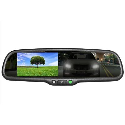 Master Tailgaters Full Rear View Mirror with 4.3 in. Lcd for Camera ...