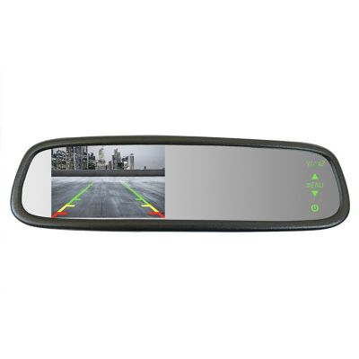 Master Tailgaters Full Rear View Mirror with 4.3 in. Lcd for Camera ...