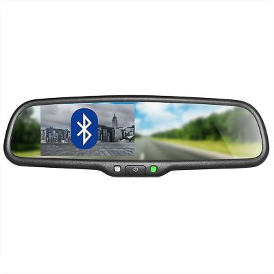 Master Tailgaters Full Rear View Mirror with 4.3 in. Lcd for Camera ...