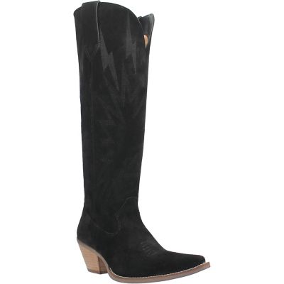 Dingo Women's Thunder Road Leather Boots, 8.5 M,Black at Tractor Supply Co