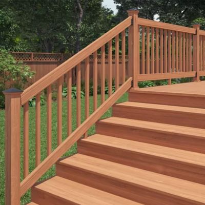 ProWood Southern Yellow Pine Stair Rail Kit with B2E Balusters, Cedar ...