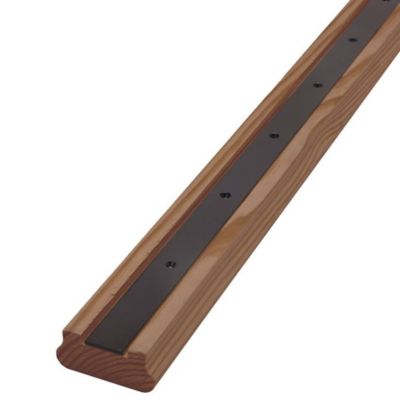 ProWood 6 ft. Walnut-Tone Southern Yellow Pine Moulded Rail Kit with ...