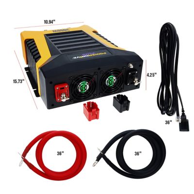 PowerDrive 30 Watt Power Inverter Car Plug Adapter Dc 12V to 110V Dc ...