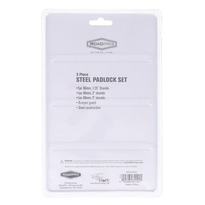RoadPro 3 pc. Steel Padlock Set at Tractor Supply Co.