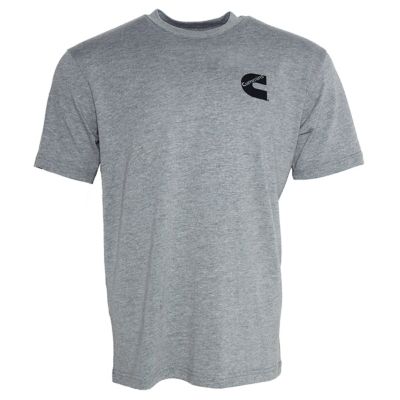 Cummins Unisex T-Shirt Short Sleeve Sport Gray Pocket Tee, M,Gray at ...