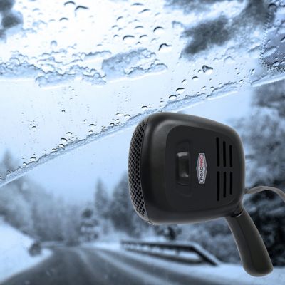 RoadPro 9.4 in. Portable 12V Electric Heater/Defroster Car Heater Fan ...