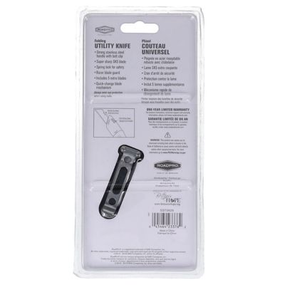 RoadPro Folding Utility Knife with 5 Pak of Blades, SST3929 at Tractor ...