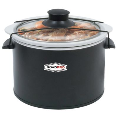 RoadPro 12-Volt 1.5 qt. Travel Slow Cooker for Camper Truck and Off ...