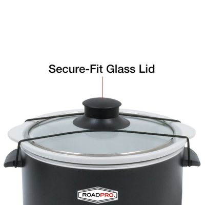 RoadPro 12-Volt 1.5 qt. Travel Slow Cooker for Camper Truck and Off ...