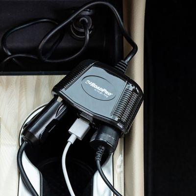 RoadPro 4-Way 12-Volt Adapter with 2 Usb Ports Cigarette Lighter ...