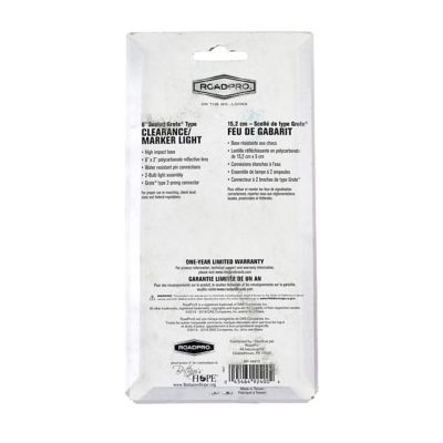 RoadPro Turtleback Sealed Light, 6 x 2in., Red at Tractor Supply Co.