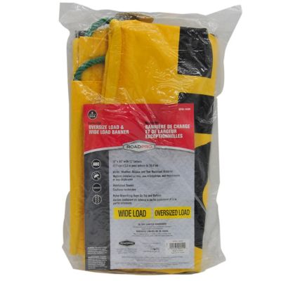 RoadPro Wide Load 8 ft. Reversible Banner W Rope at Tractor Supply Co.