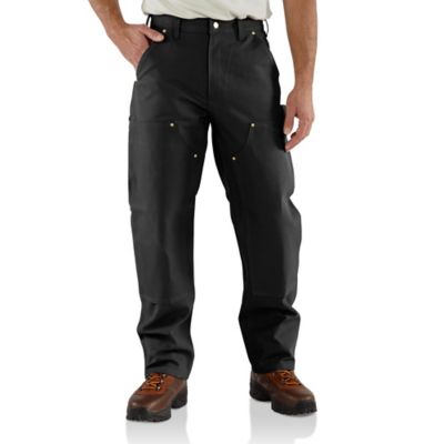 Carhartt Men's B01 Loose Straight Firm Duck Double-Front Dungaree at ...