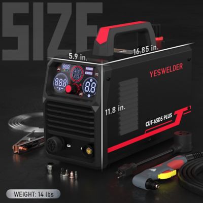 YesWelder 110/220V/65A Non-Touch Plasma Cutter Dual Voltage at Tractor ...