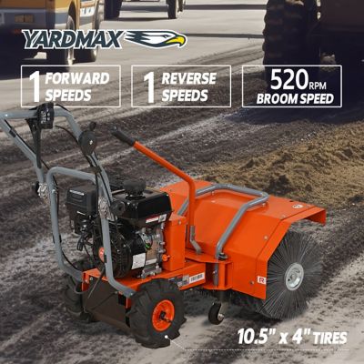 YARDMAX 28 in. 209cc Power Sweeper at Tractor Supply Co.