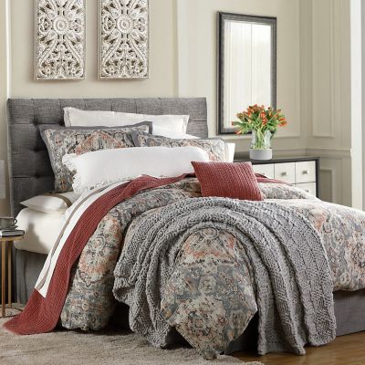 HiEnd Accents Carmen Kilim Comforter Set, 3 pc., King,Taupe at Tractor ...