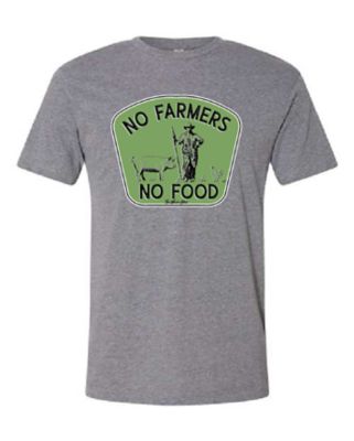 The Whole Herd No Farmers No Food Kid's Graphic T-Shirt, 10,Heather ...