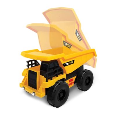 Mighty Tuff Crew Lights and Sounds Friction-Powered Dump Truck Vehicles ...