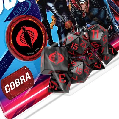 Renegade Game Studios G.I. Joe Roleplaying Game: Cobra Dice Set - 8 pc ...