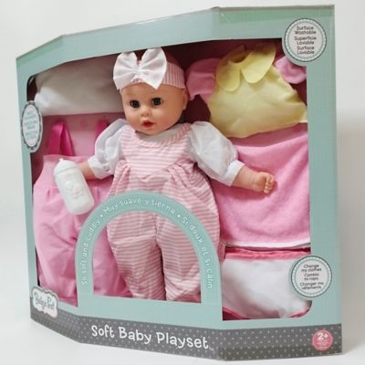 Baby's First Goldberger Baby's First 16" Soft Baby Doll Playset at ...