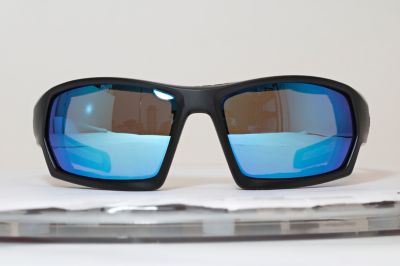 Wind Riders Motorcycle Sunglasses, Black Frame, Blue Lens at Tractor ...