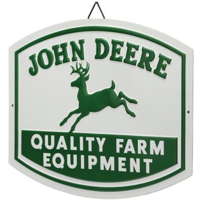 John Deere Farm Equipment Metal Sign at Tractor Supply Co.