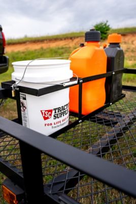 Carry-On Trailer 5 gal. Capacity 3-Compartment Steel Trailer Rack at ...