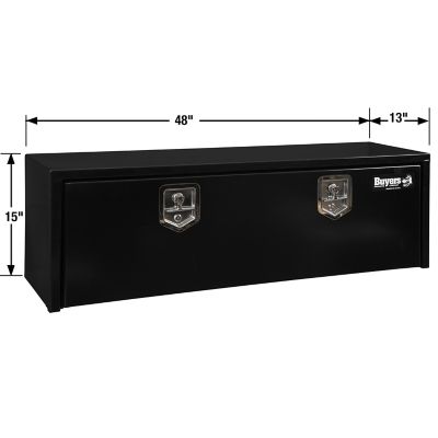 Buyers Products 15 x 13 x 48 Black Steel Underbody Truck Box at Tractor ...