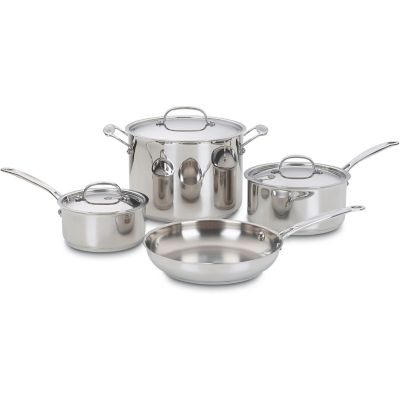 Cuisinart Chef's Classic Stainless 17-Piece Cookware Set at Tractor ...
