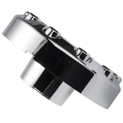 Ford OEM 10 Lug Chrome Front Center Cap/Hubcap for Ford F-450, F-550, F ...