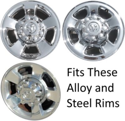 CCI 1 Single, Dodge Ram 2500, 3500 SRW 2003-2013 Chrome Replica Center ...