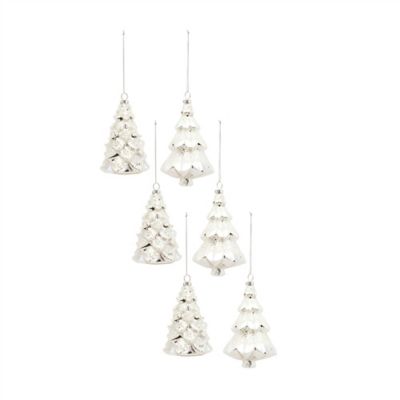 Melrose International LED Frosted Glass Tree Decor (Set of 2) at ...