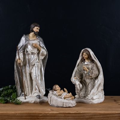 Melrose InternationalHoly Family Nativity Figurines (Set of 3) at ...