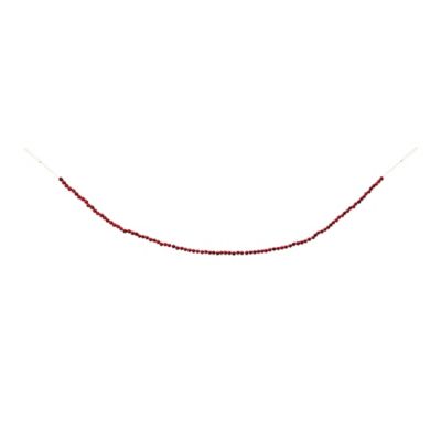 Melrose International Cranberry String Garland (Set of 2) at Tractor ...