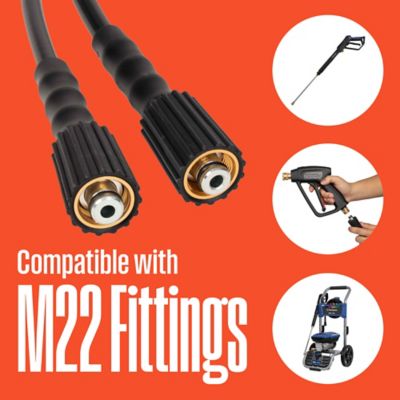 Westinghouse 50 ft. x 50 ft. PVC Pressure Washer Hose, 3,600 PSI at ...