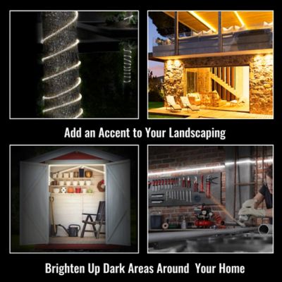 Bell & Howell 50 ft. Solar-Powered Indoor/Outdoor Color Changing Rope ...