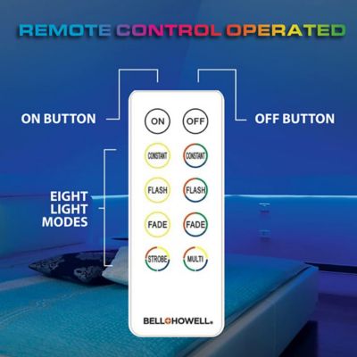 Bell & Howell 50 ft. Solar-Powered Indoor/Outdoor Color Changing Rope ...